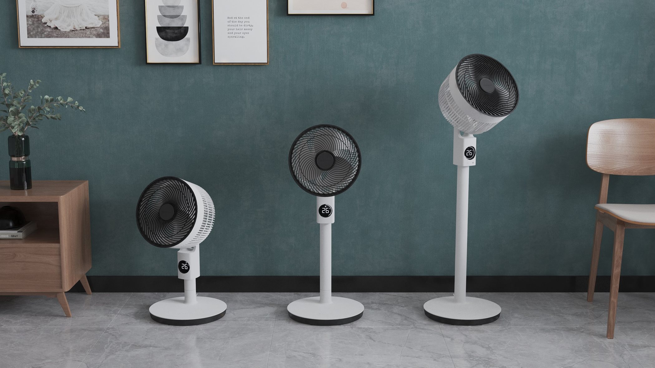 Stojanový ventilátor Meaco Fan Sefte® 10P | Pro Alergiky