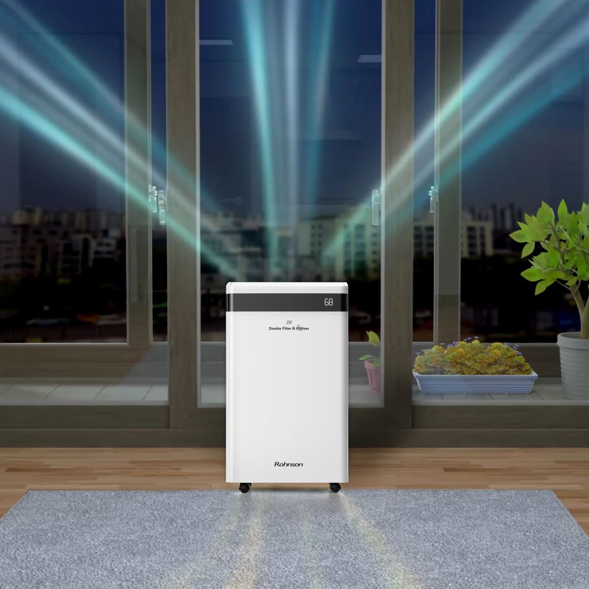 Odvlhčovač vzduchu Rohnson R-91125 Double Filter & Ionizer | Pro Alergiky
