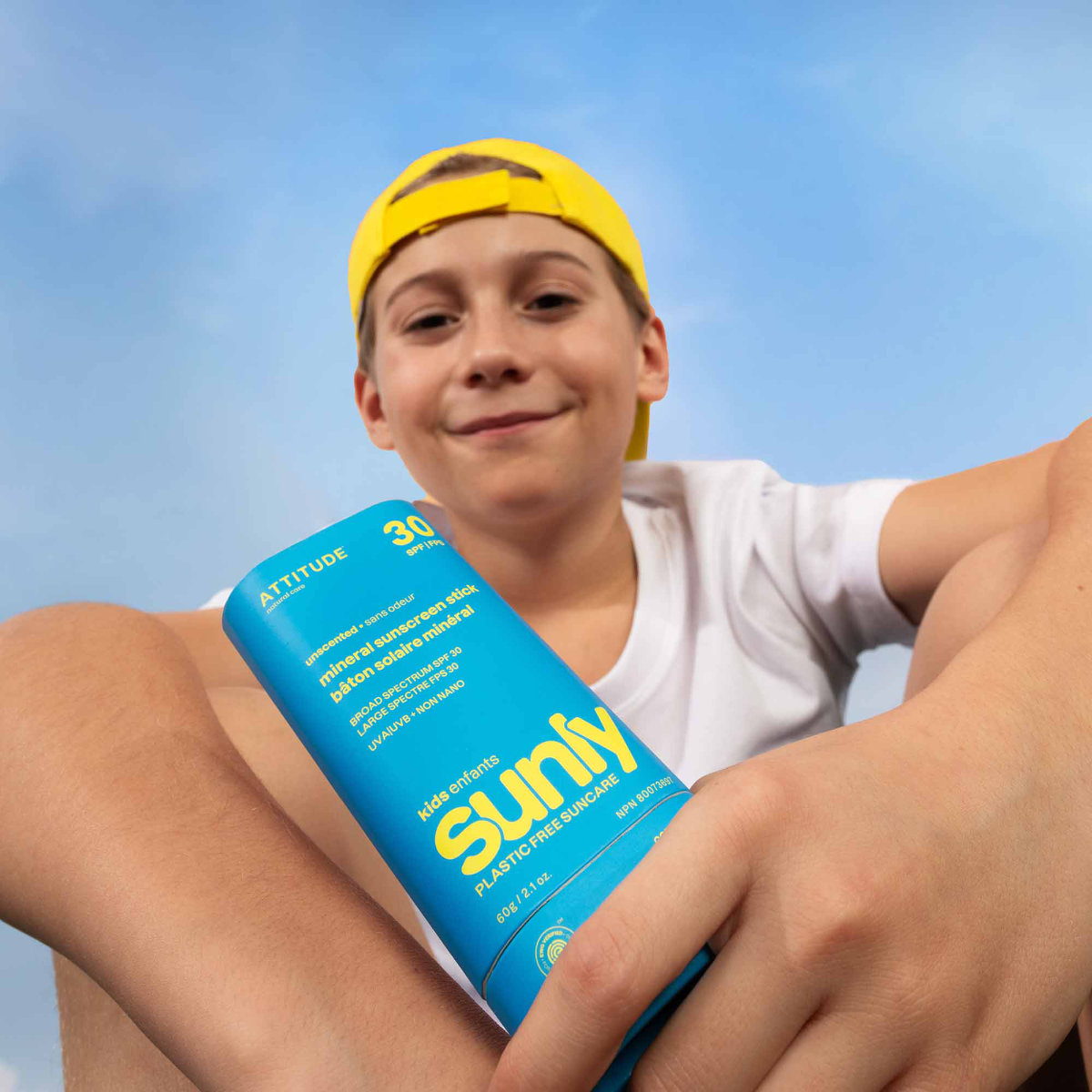 Attitude Sunly dětská 100% minerální ochranná tyčinka na celé tělo SPF ...