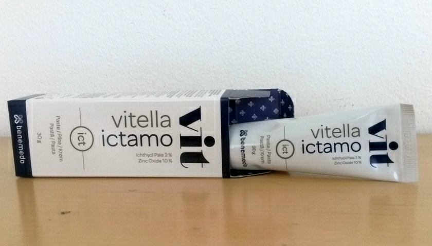 Recenze: Hojivá ichthyolová pasta Vitella Ictamo | Pro Alergiky